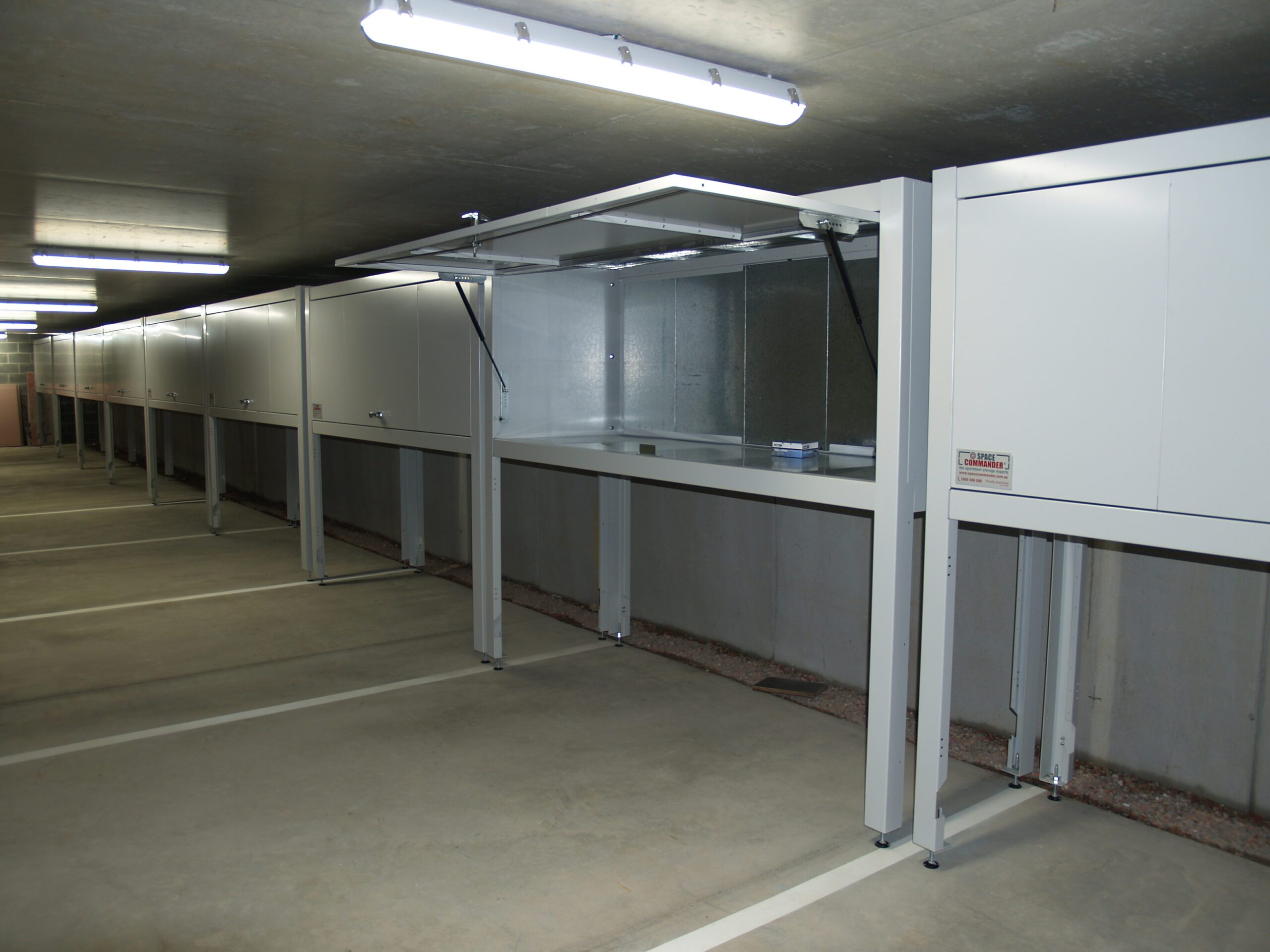 Storage units for multi dwelling carparks | Space Commander